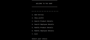 Simple Shop Management System In C++ With Source Code - Source Code ...