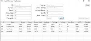 Payroll Manager Application In Java With Source Code - Source Code ...