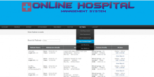 Online Hospital Management System In PHP With Source Code - Source Code ...