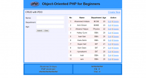 Simple CRUD System In PHP With Source Code - Source Code & Projects