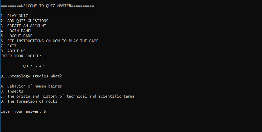 Quiz App In Python With Source Code Source Code Projects