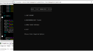 Movie Ticket Management System In C++ With Source Code - Source Code ...