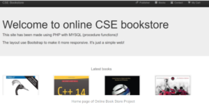 Online Book Store Project IN PHP, CSS, JS, AND MYSQL | FREE DOWNLOAD ...