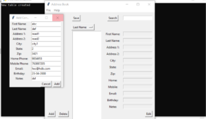 Address Book In Python With Source Code - Source Code & Projects