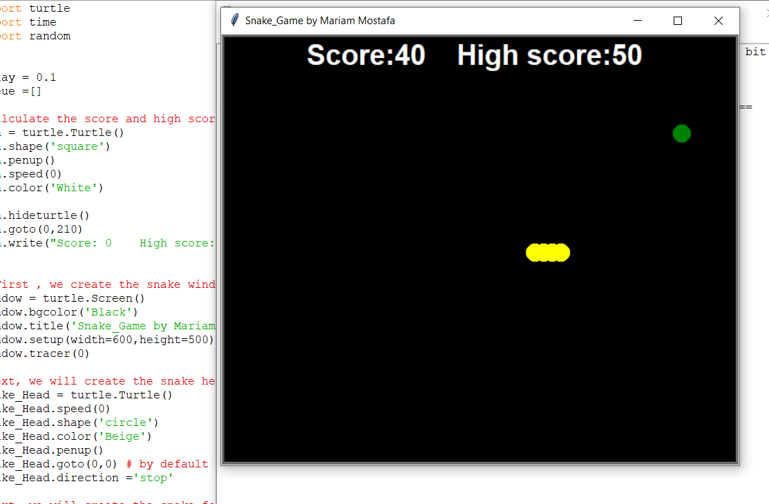Basic Snake Game In Python With Source Code Source Code Project Hot 