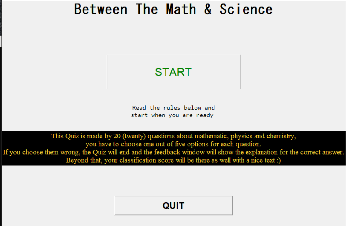 Math Science Quiz In Python With Source Code Source Code Projects