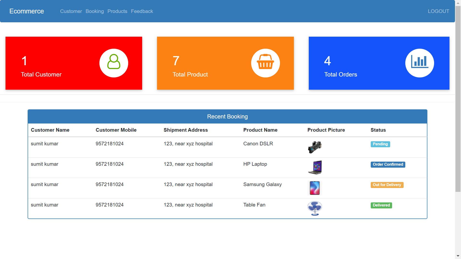POS System HTML Nehru Memorial