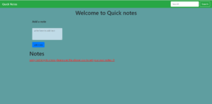 Quick Notes In JavaScript With Source Code - Source Code & Projects