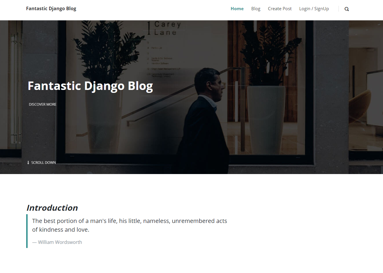 Fantastic Blog App Made Using Django Source Code Projects