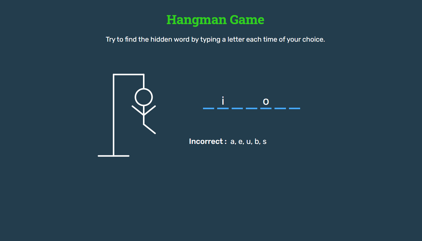 Hangman In JavaScript With Source Code Source Code Projects
