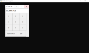 TIC TAC TOE Using GUI In Python With Source Code - Source Code & Projects