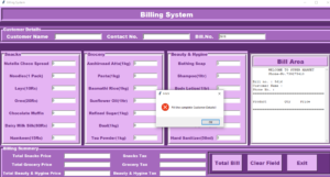 Simple Billing System In Python With Source code - Source Code & Projects