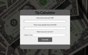 Simple Tip Calculator In JavaScript With Source Code - Source Code ...