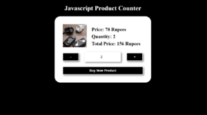 Product Counter In JavaScript With Source Code - Source Code & Projects