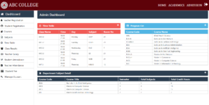 College Management System In PHP With Source Code - Source Code & Projects