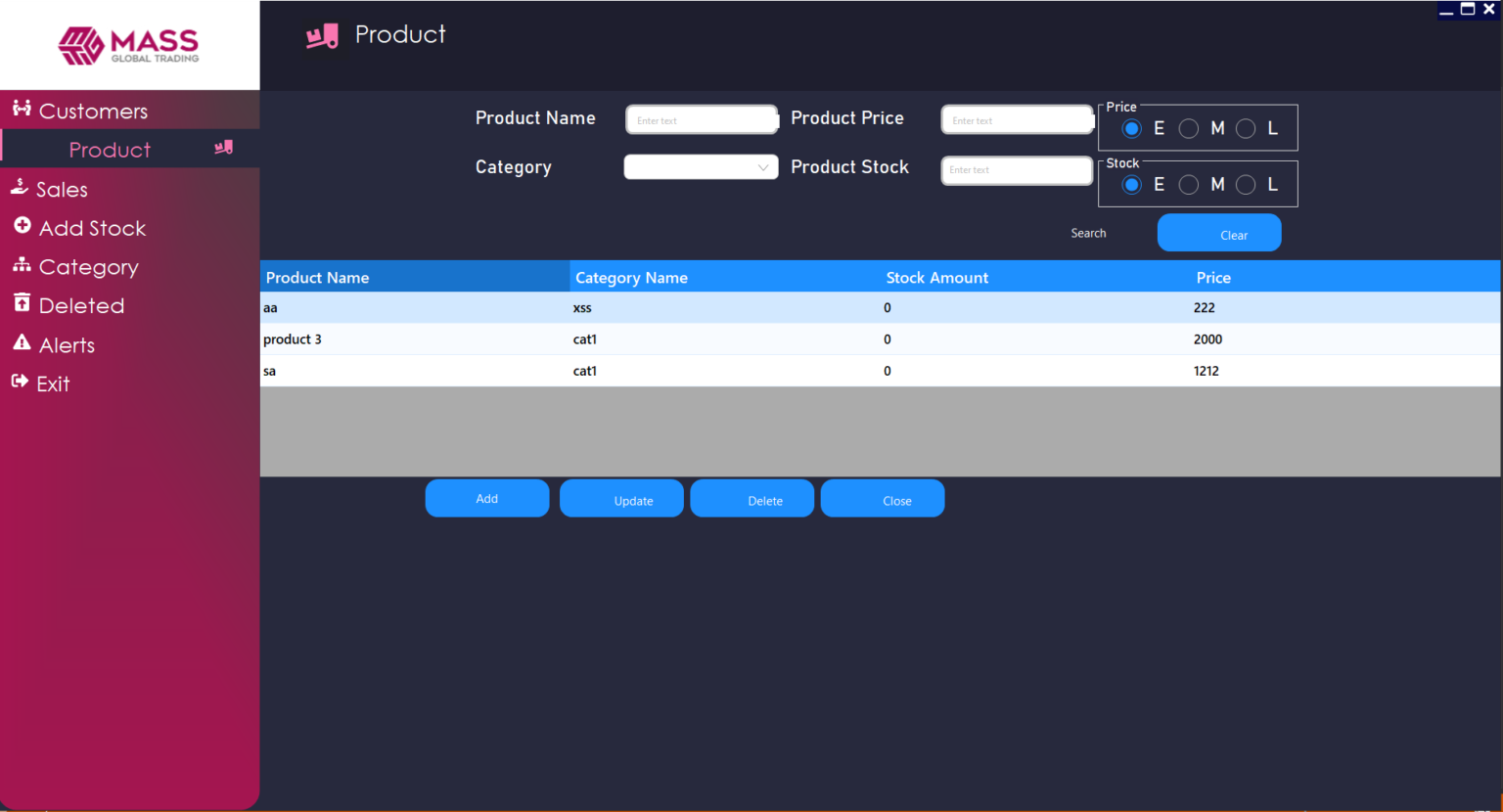 Stock Management App In C With Source Code Source Code And Projects