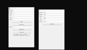 Address Record In Python With Source Code - Source Code & Projects