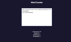 Word Counter In JavaScript With Source Code - Source Code & Projects