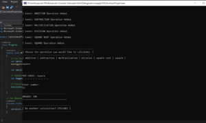 Advance Console Calculator In C# With Source Code - Source Code & Projects