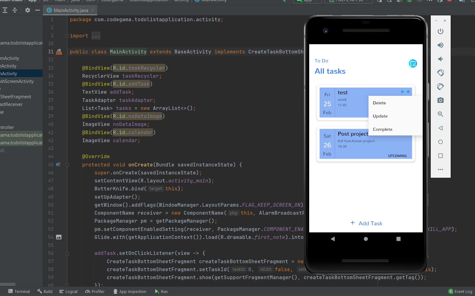 Todo List Mobile App In Android With Source Code Source Code Projects