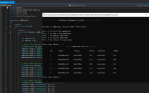 Employee Management System In C# (.Net) With Source Code - Source Code & Projects